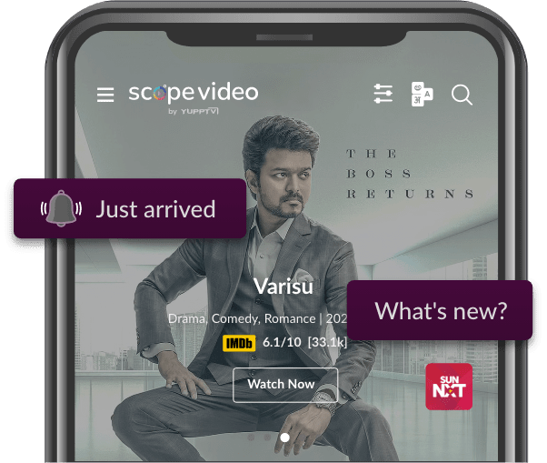 Watch Live TV, Movies, TV Shows, Web Series Online | YuppTV Scope