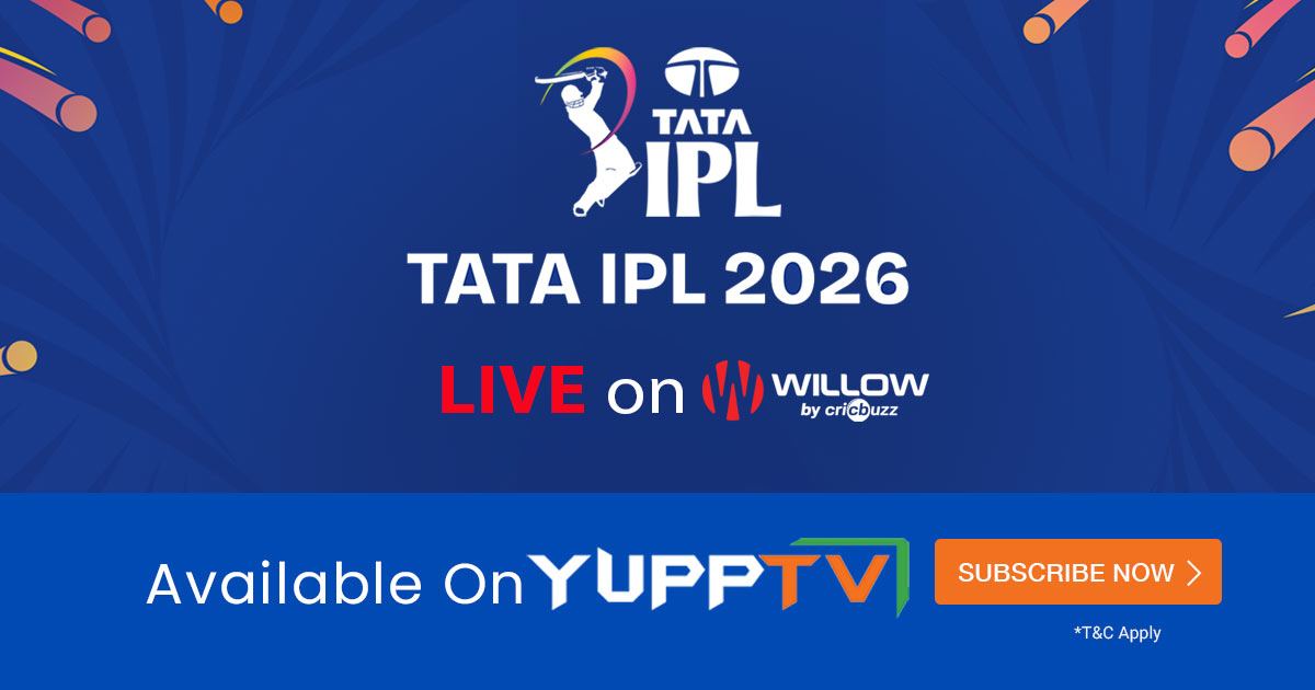 Watch Willow TV | Watch TATA IPL 2026 Live In USA | Live Cricket on ...